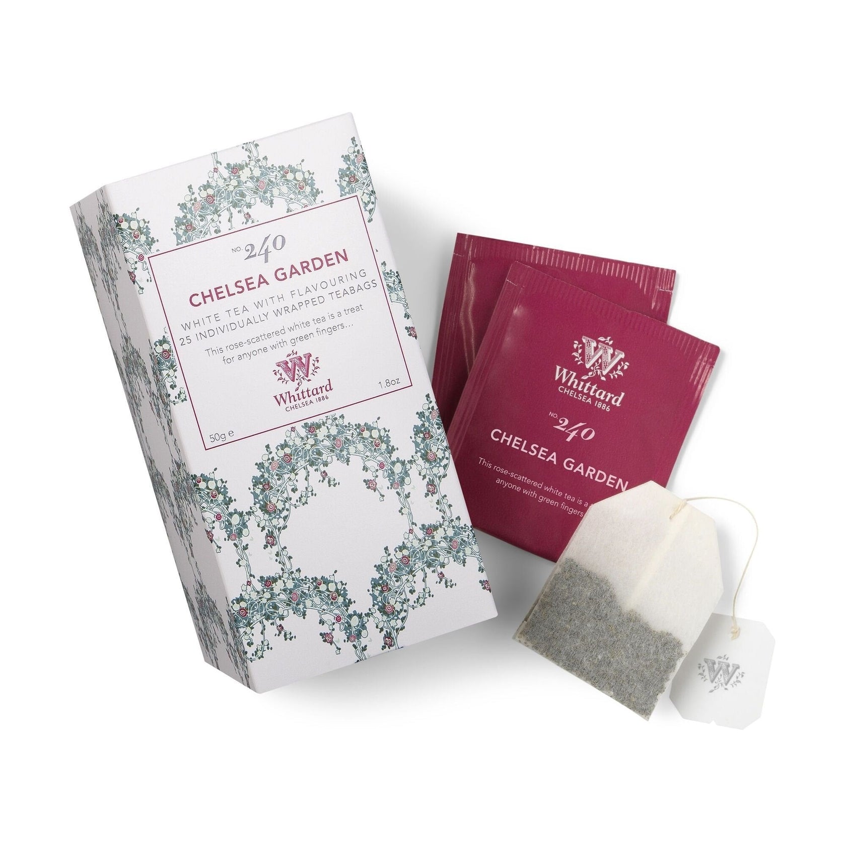 Tea Discoveries Chelsea Garden 25 Individually Wrapped Teabags ...